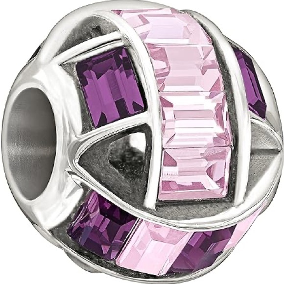 Chamilia | Jewelry | New Chamilia Spellbound Purple Swarovski Charm ...